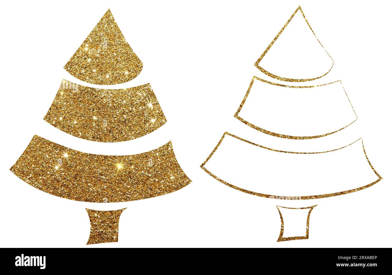 Christmas Trees Clip Art Sillouette