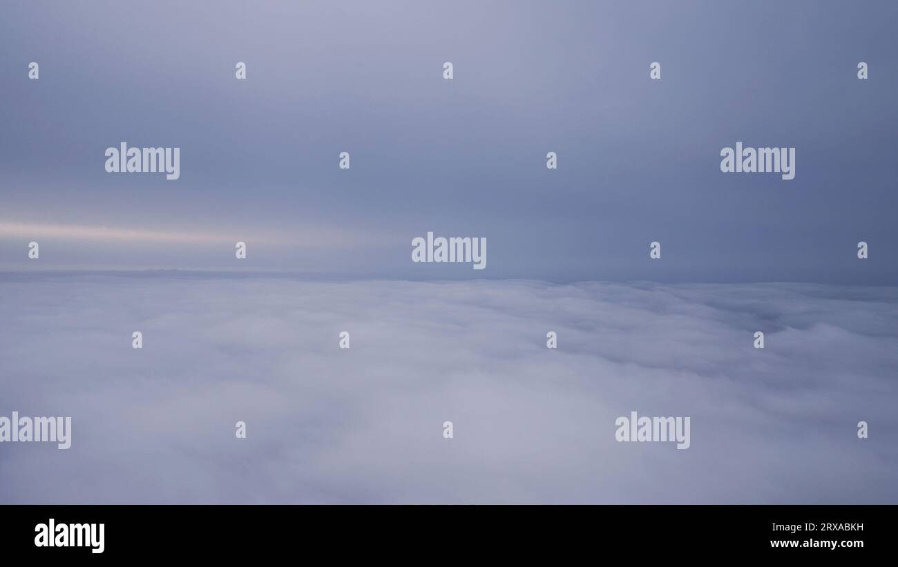 Airplane shot flying in haze hi-res stock photography and images - Alamy