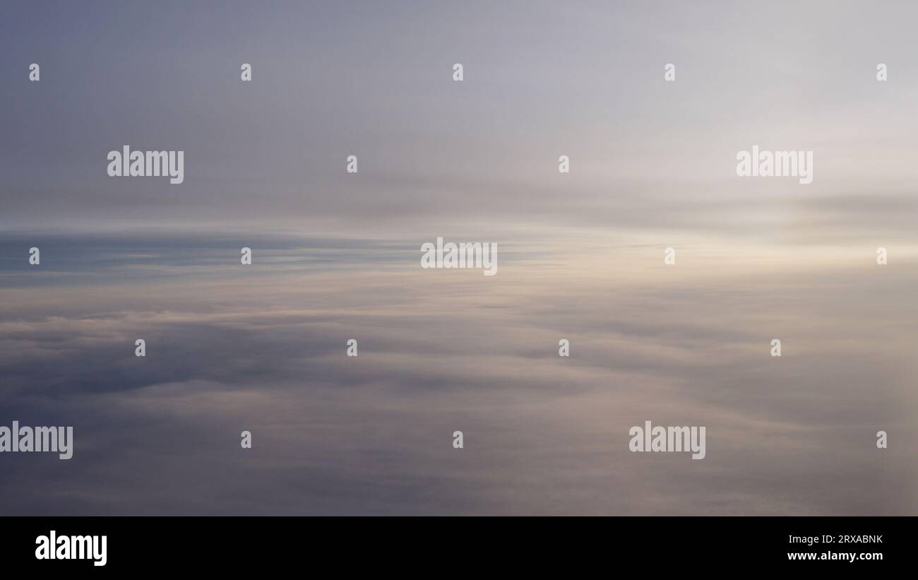 Airplane shot flying in haze hi-res stock photography and images - Alamy