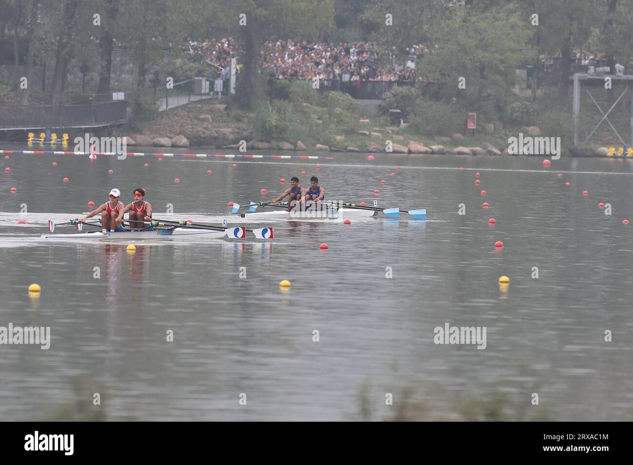 Hangzhou, China. 24th Sep, 2023. The Indian Rowing - Light weight Men's ...
