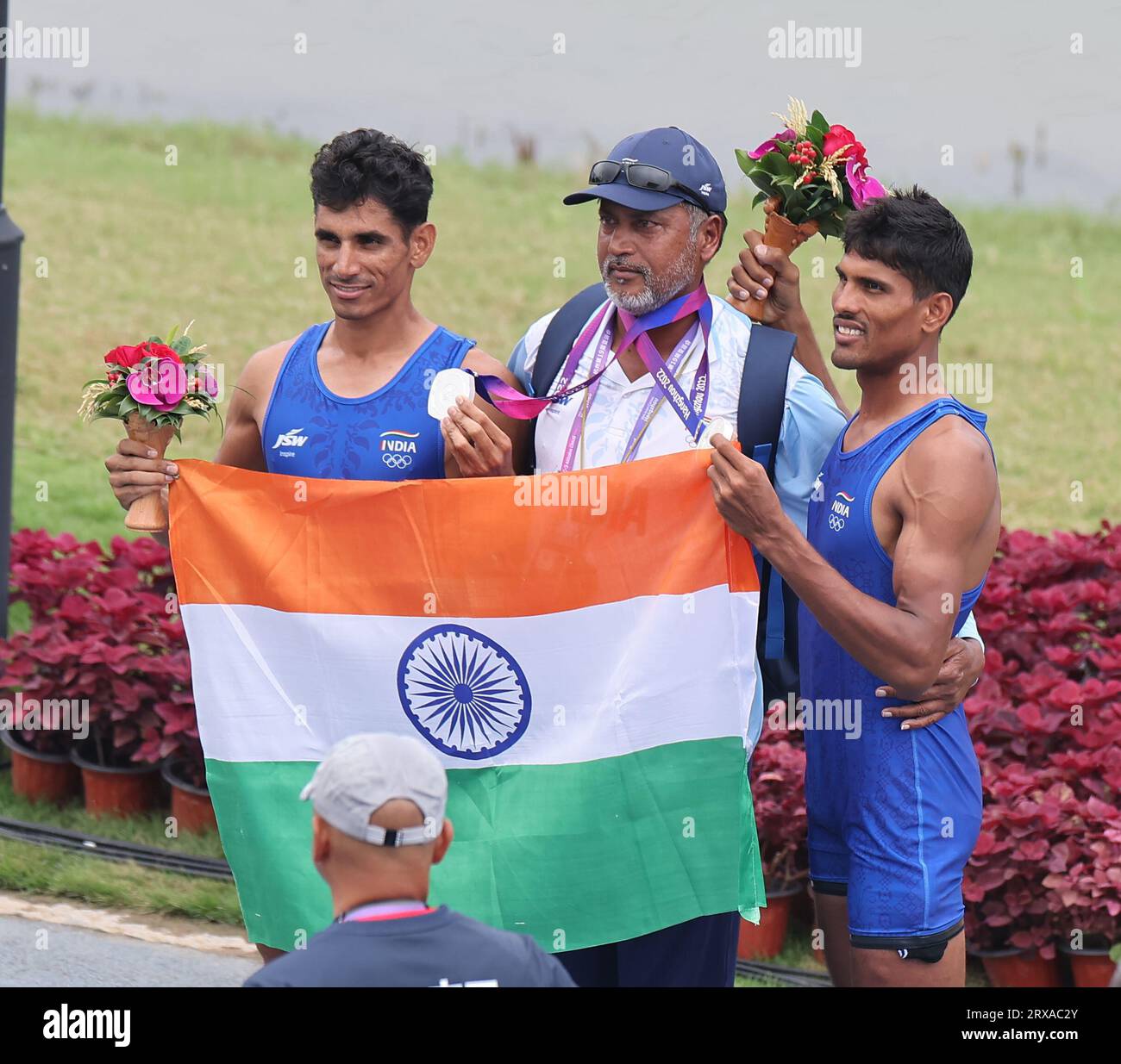 Hangzhou, China. 24th Sep, 2023. The Indian Rowing - Light weight Men's ...