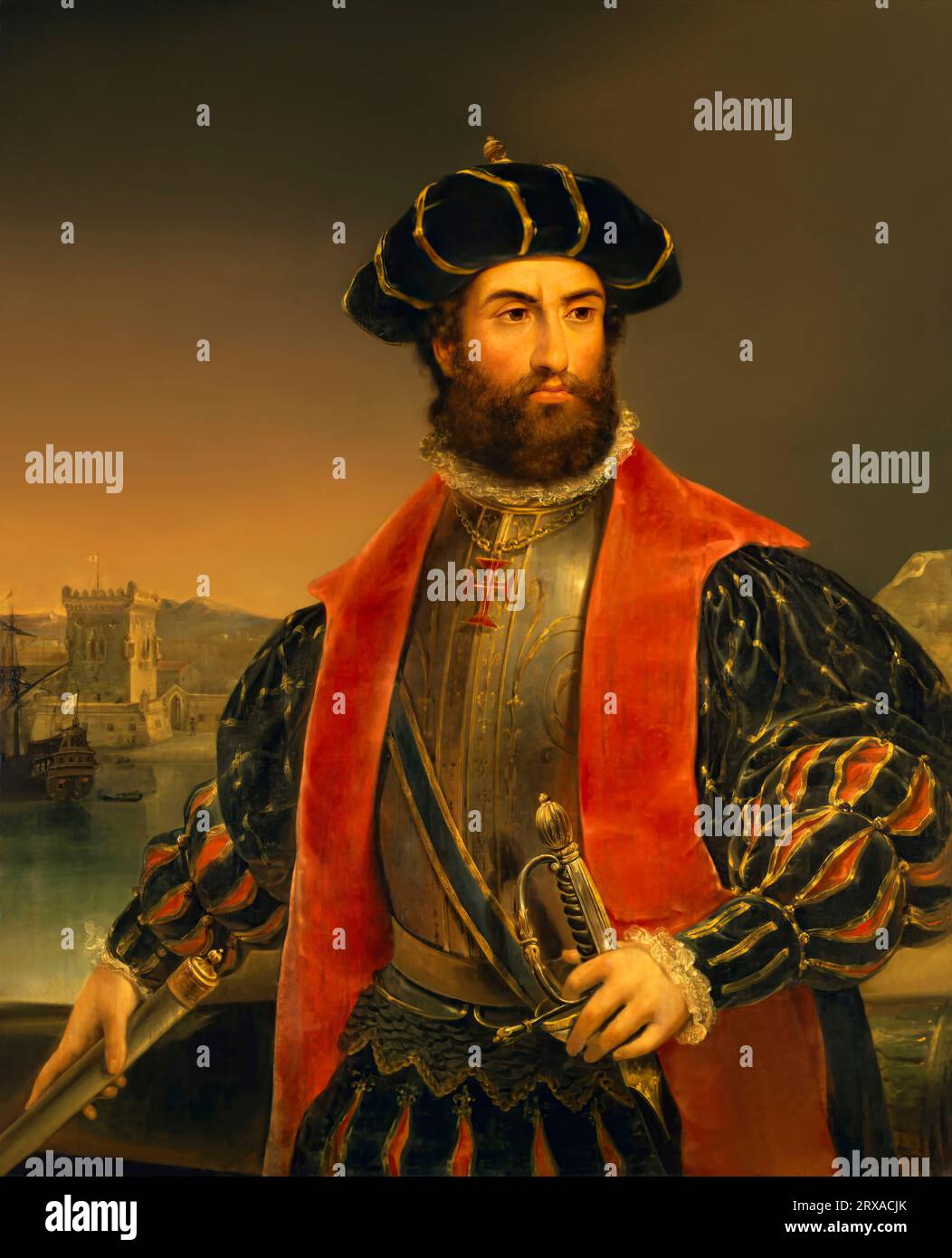 Portuguese explorer century painting hi-res stock photography and ...