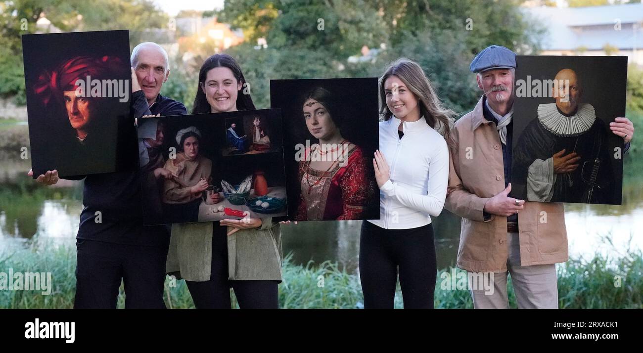 (left to right) Pat O'Rourke, Caoimhe O'Rourke, Aine Quinn and Hugh ...