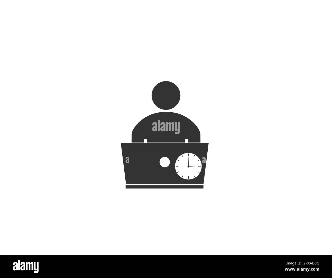 Part time worker Stock Vector Images - Alamy