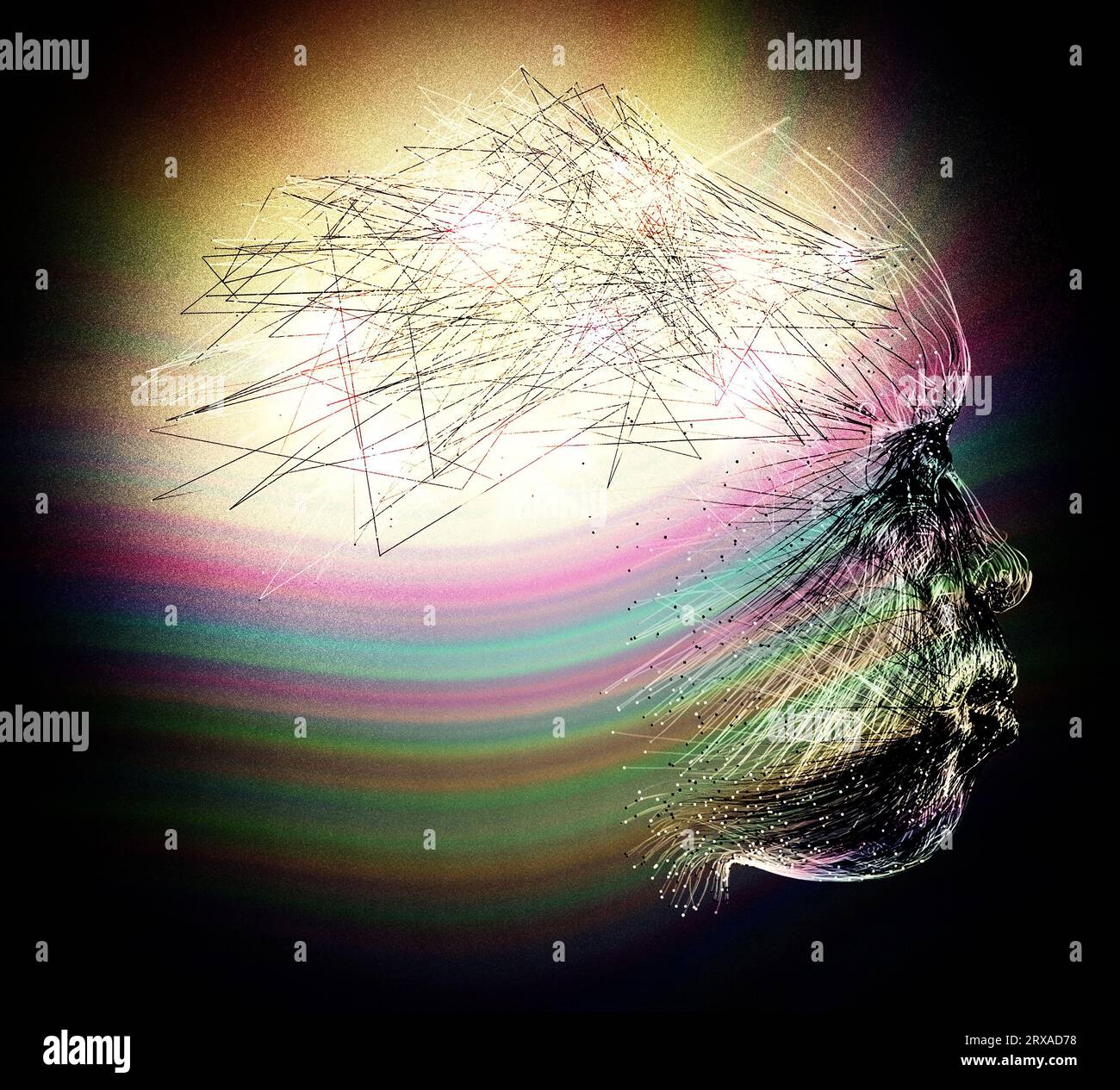Neuronal Interconnections Brain And Communication Mind And Thought Neurons And Electrical