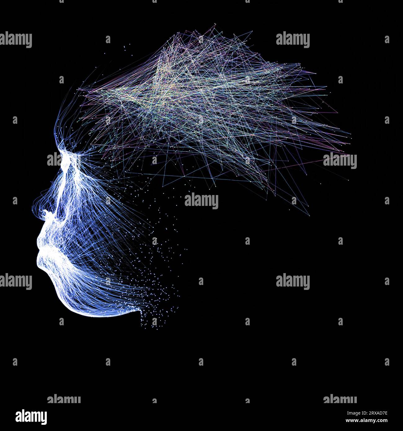 Neuronal interconnections, brain and communication. Mind and thought ...