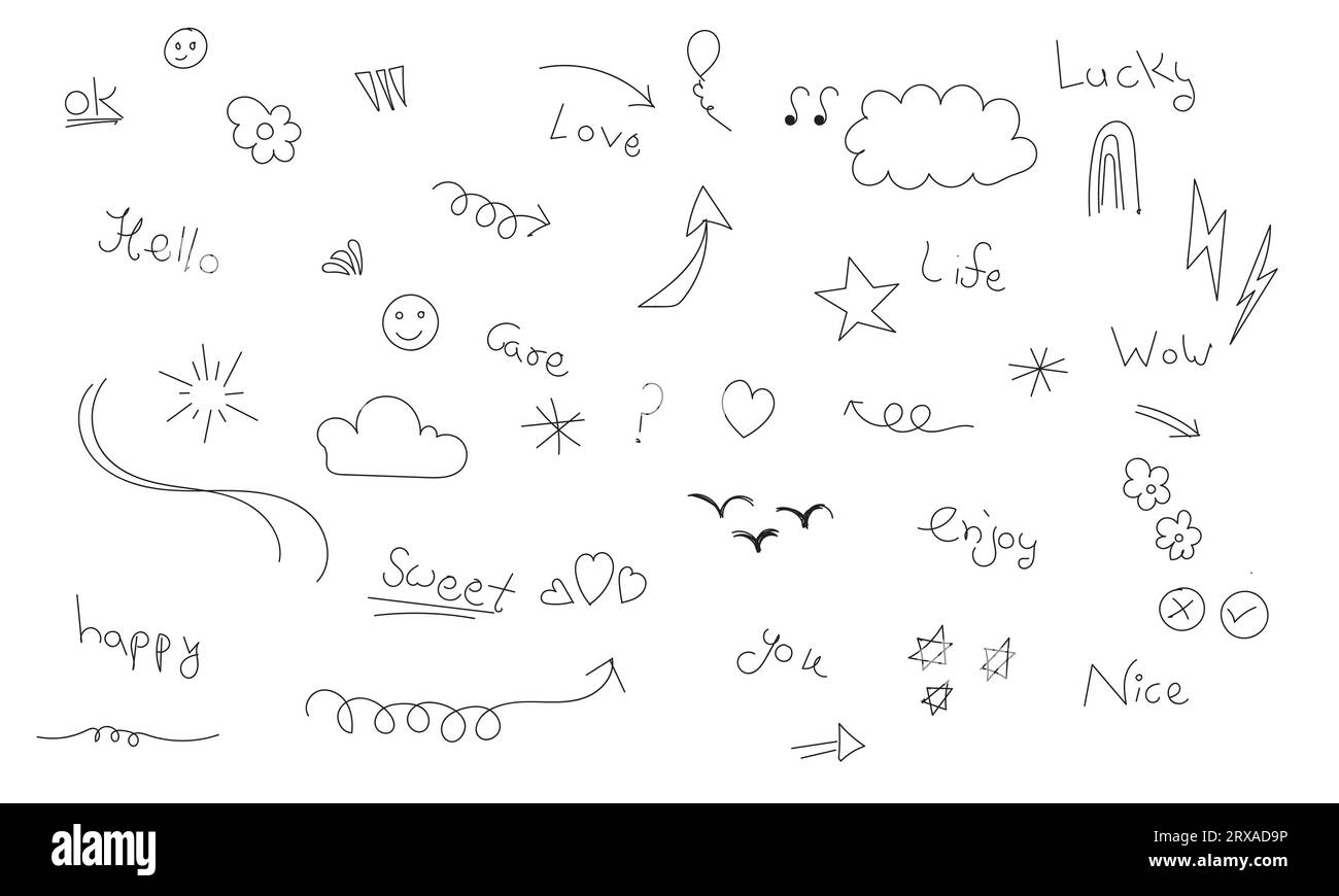 Glitter pen Stock Vector Images - Alamy