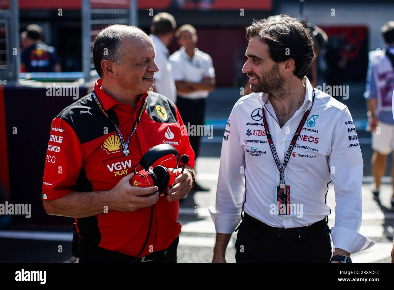 Mercedes amg f1 frederic vasseur hi-res stock photography and images - Alamy