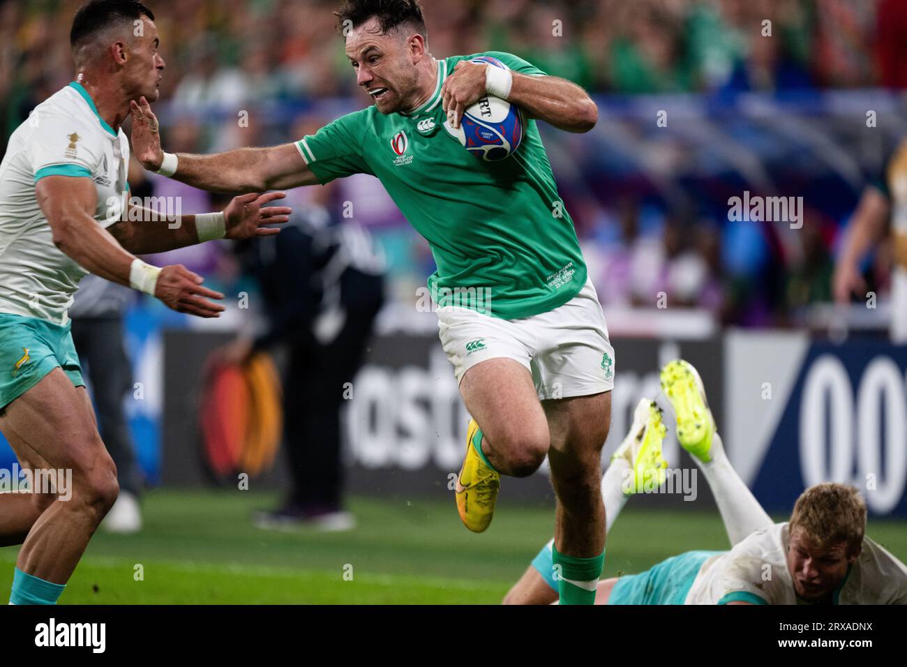 Hugo Keenan (IRL) during the 2023 Rugby World Cup Pool B match between ...