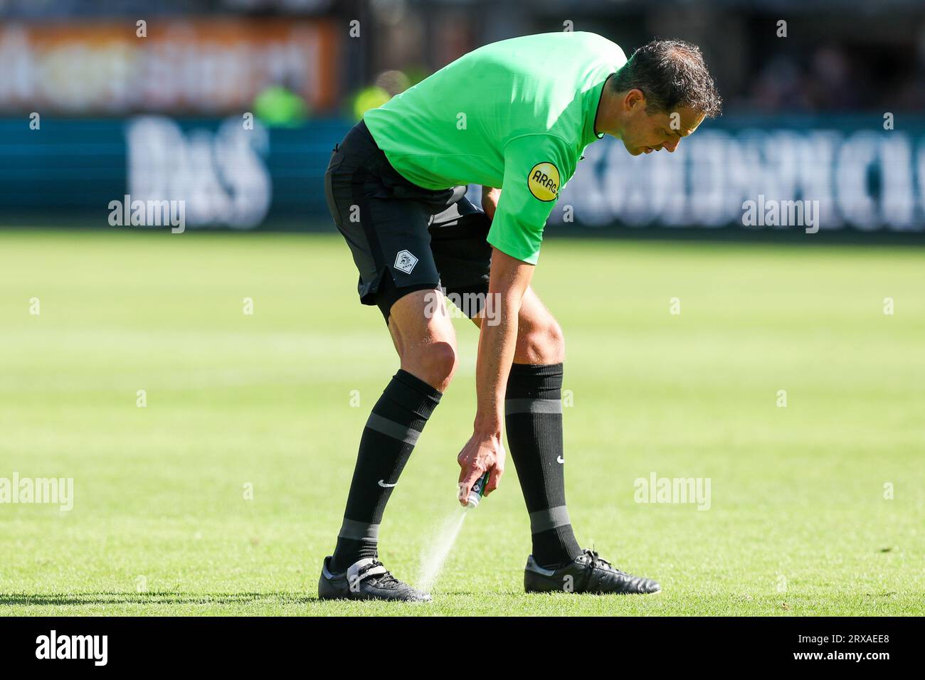 ROTTERDAM, NETHERLANDS - SEPTEMBER 24: Referee Richard Martens make the ...