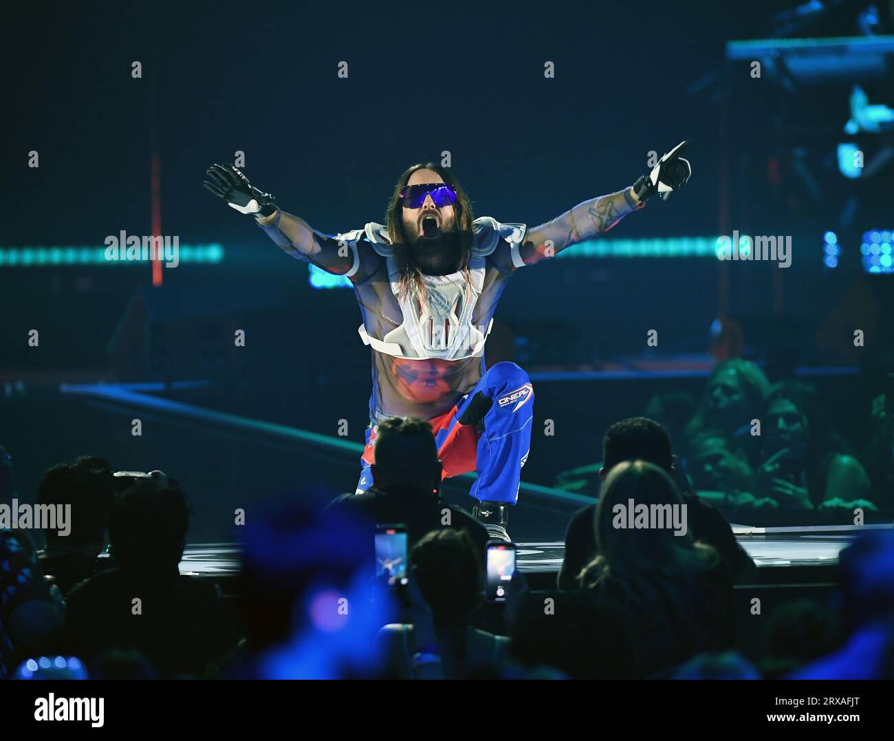 Las Vegas, USA. 23rd Sep, 2023. Jared Leto of Thirty Seconds to Mars ...