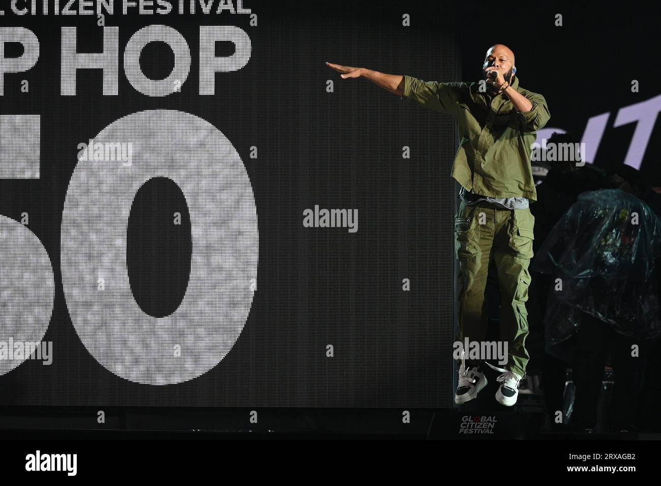 New York, USA. 23rd Sep, 2023. American rapper Common performs at the ...