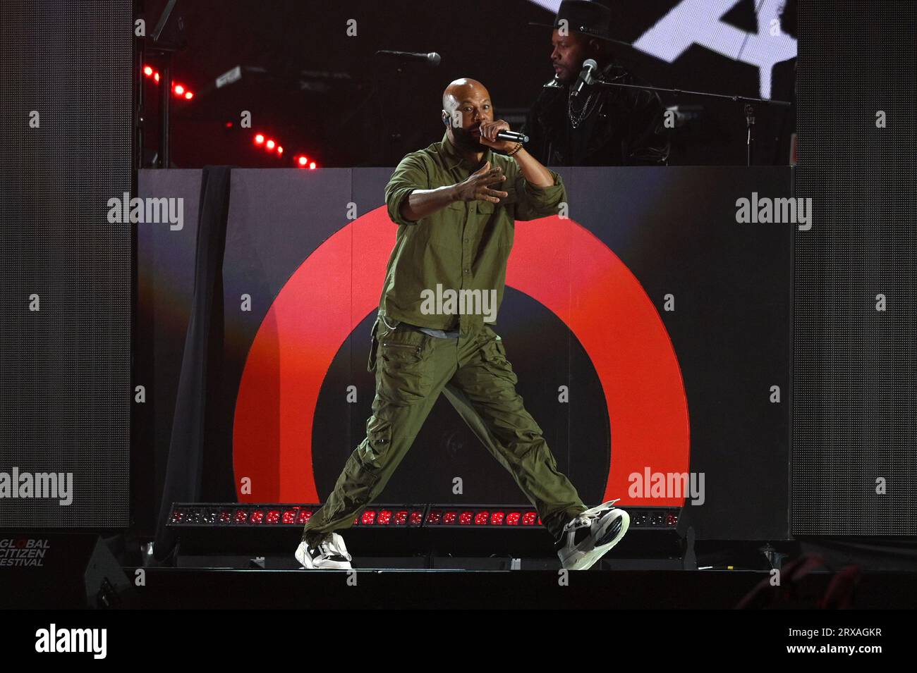 New York, USA. 23rd Sep, 2023. American rapper Common performs at the ...