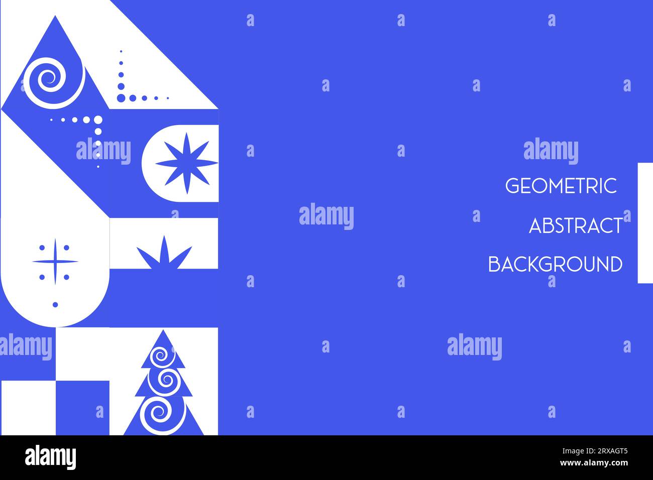 Geometric shapes winter abstract background. Vector illustration, for ...