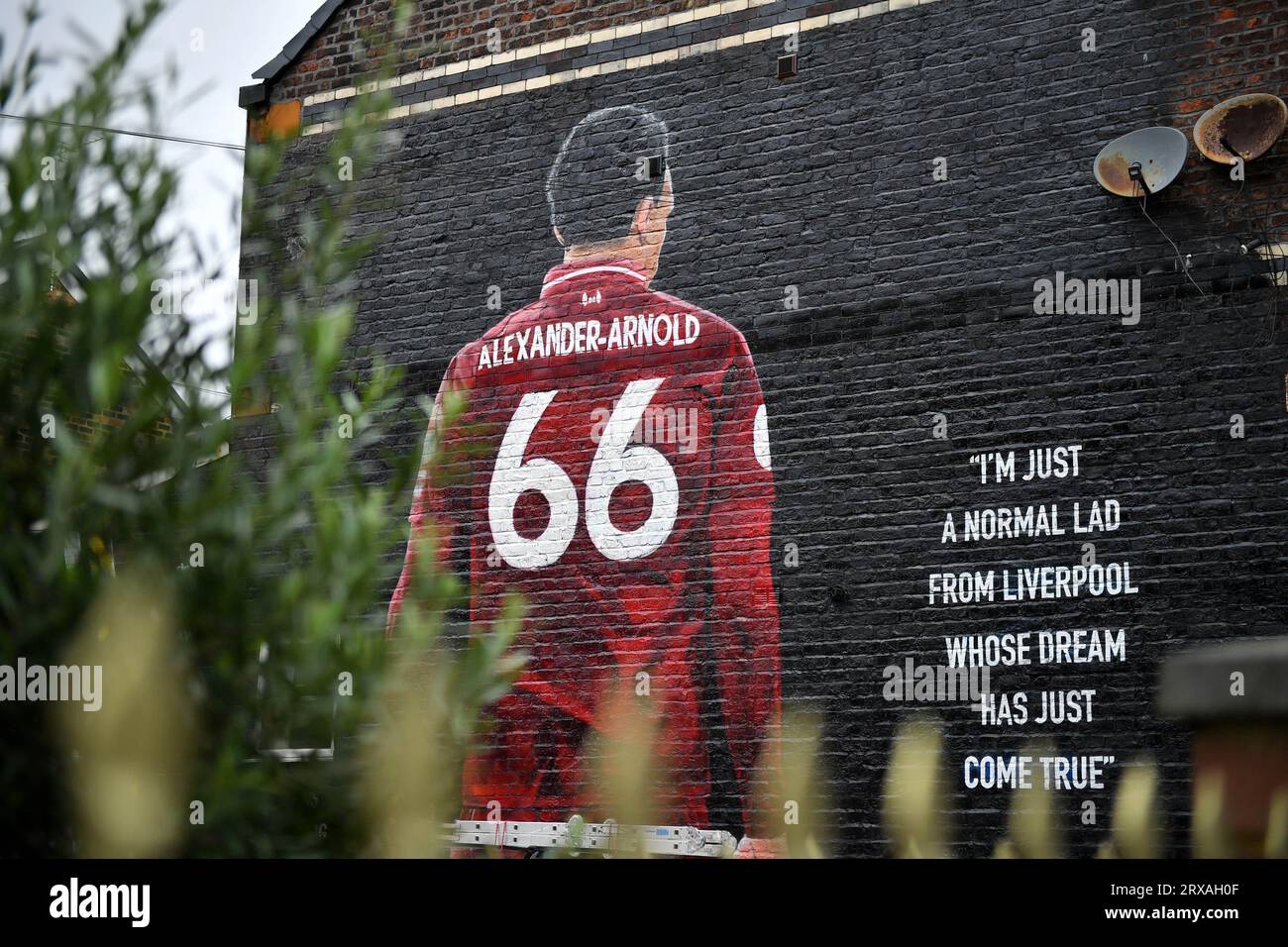 Trent alexander arnold mural hi-res stock photography and images - Alamy