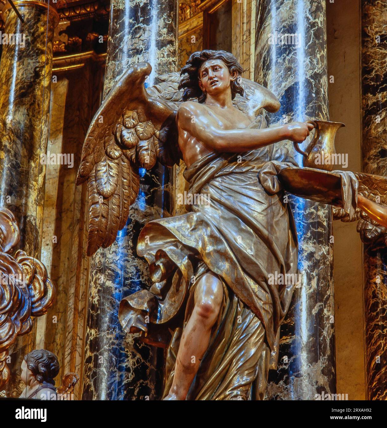 Salvador Gurri / Ángeles con trofeos de la Pasión, 1807-1820. Iglesia ...