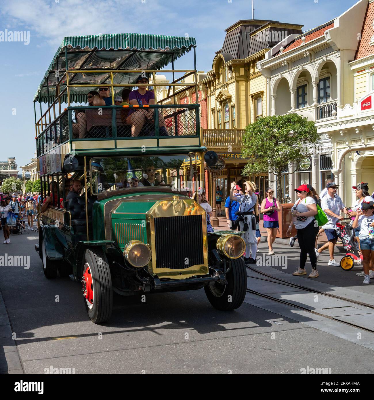Orlando, USA - July 25th, 2023: The Disney World Magic Kingdom main ...
