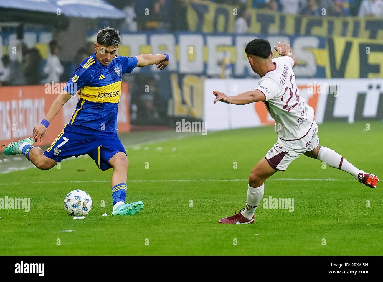 Buenos Aires, Argentina. 23rd Sep, 2023. Exequiel Zeballos of Boca ...