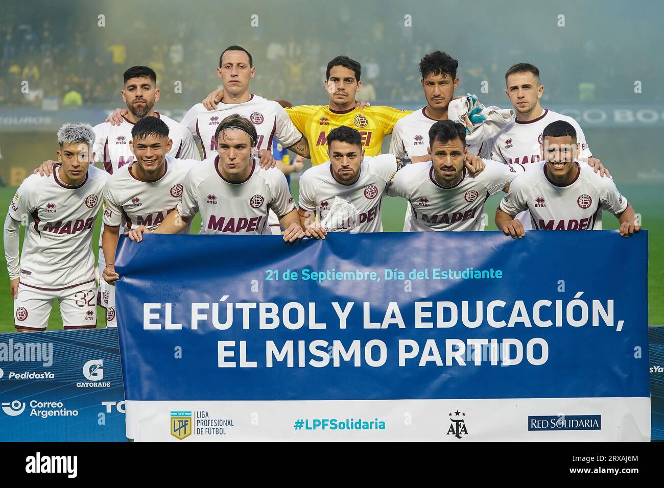 Buenos Aires, Argentina. 23rd Sep, 2023. CA Lanus team group during the ...