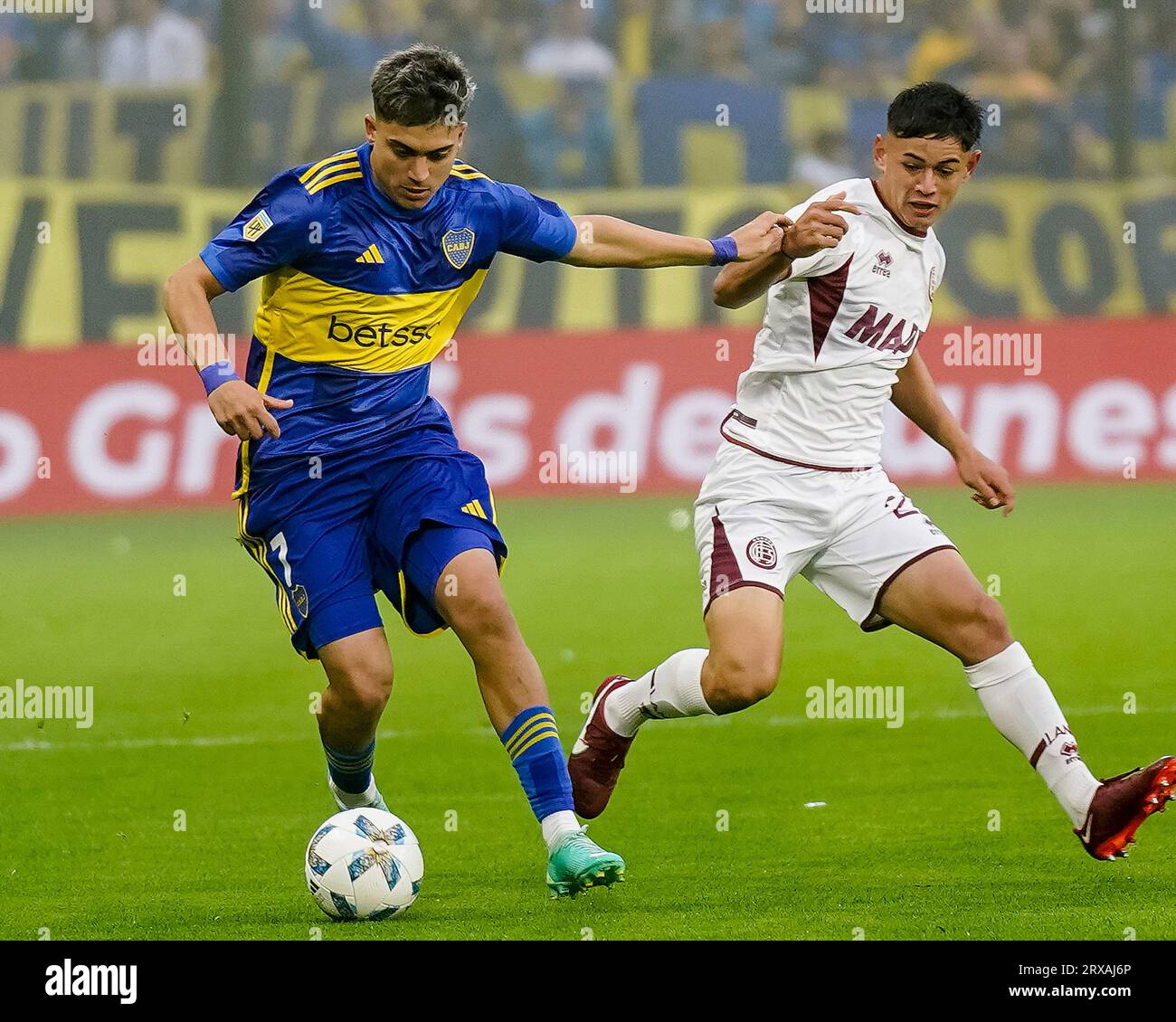 Buenos Aires, Argentina. 23rd Sep, 2023. Exequiel Zeballos of Boca ...