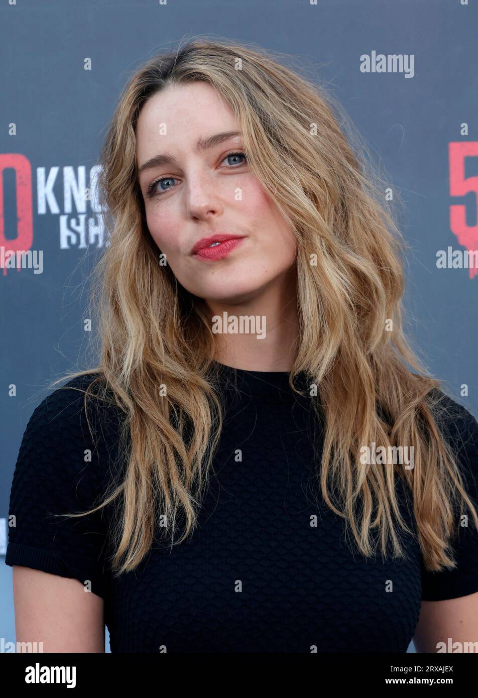 Buena Park, Ca. 23rd Sep, 2023. Jessica Rothe at Knott's Scary Farm ...