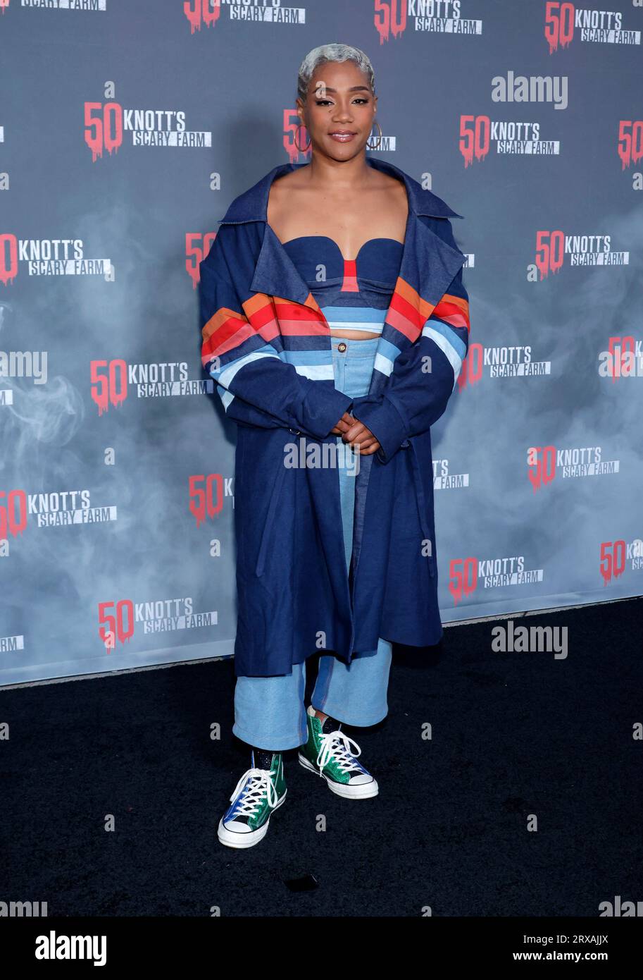 Buena Park, Ca. 23rd Sep, 2023. Tiffany Haddish at Knott's Scary Farm ...