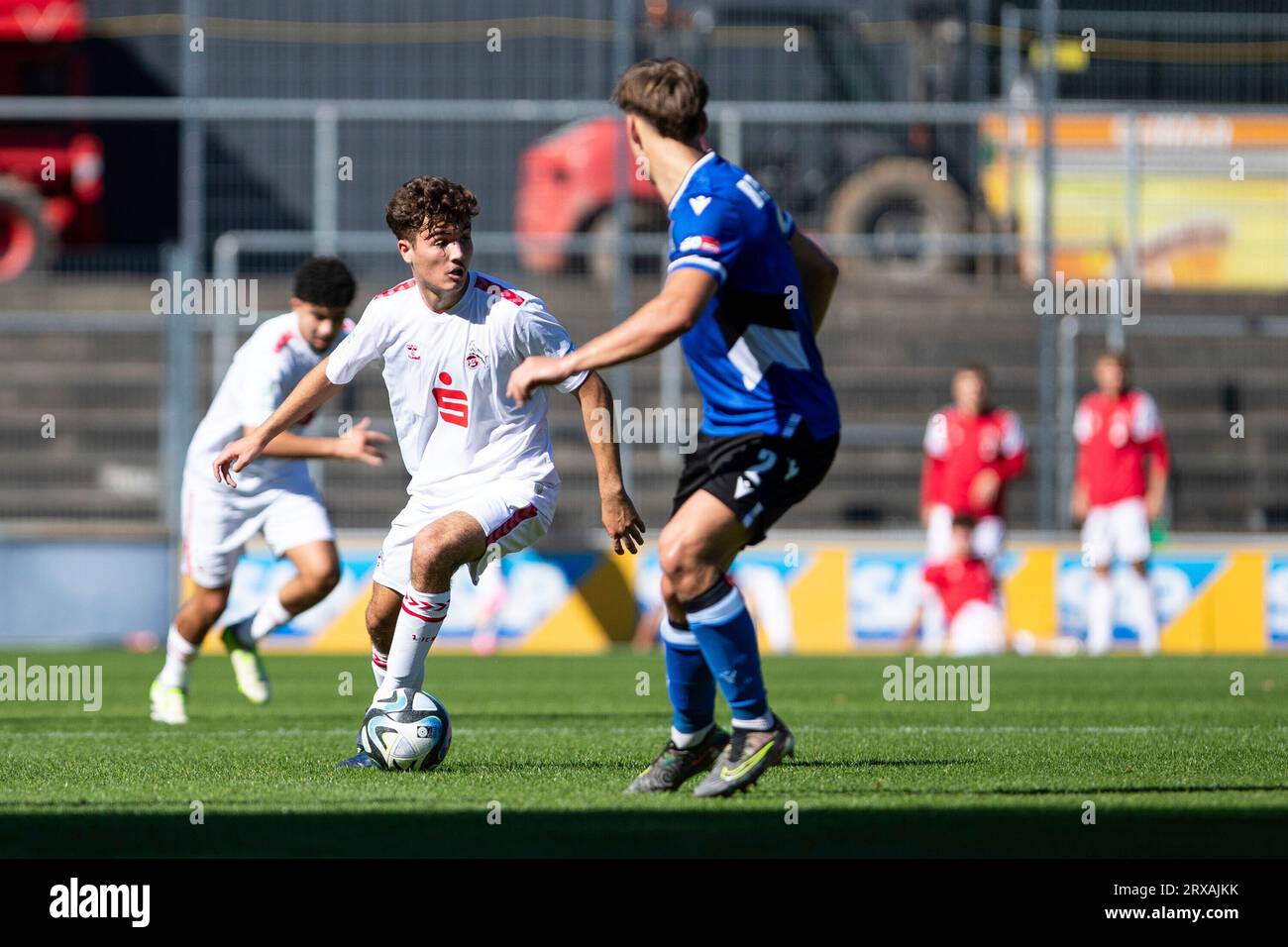 Koeln, Deutschland. 24th Sep, 2023. Etienne Borie (1.FC Koeln U19, 8) A-Junioren-Bundesliga West ...