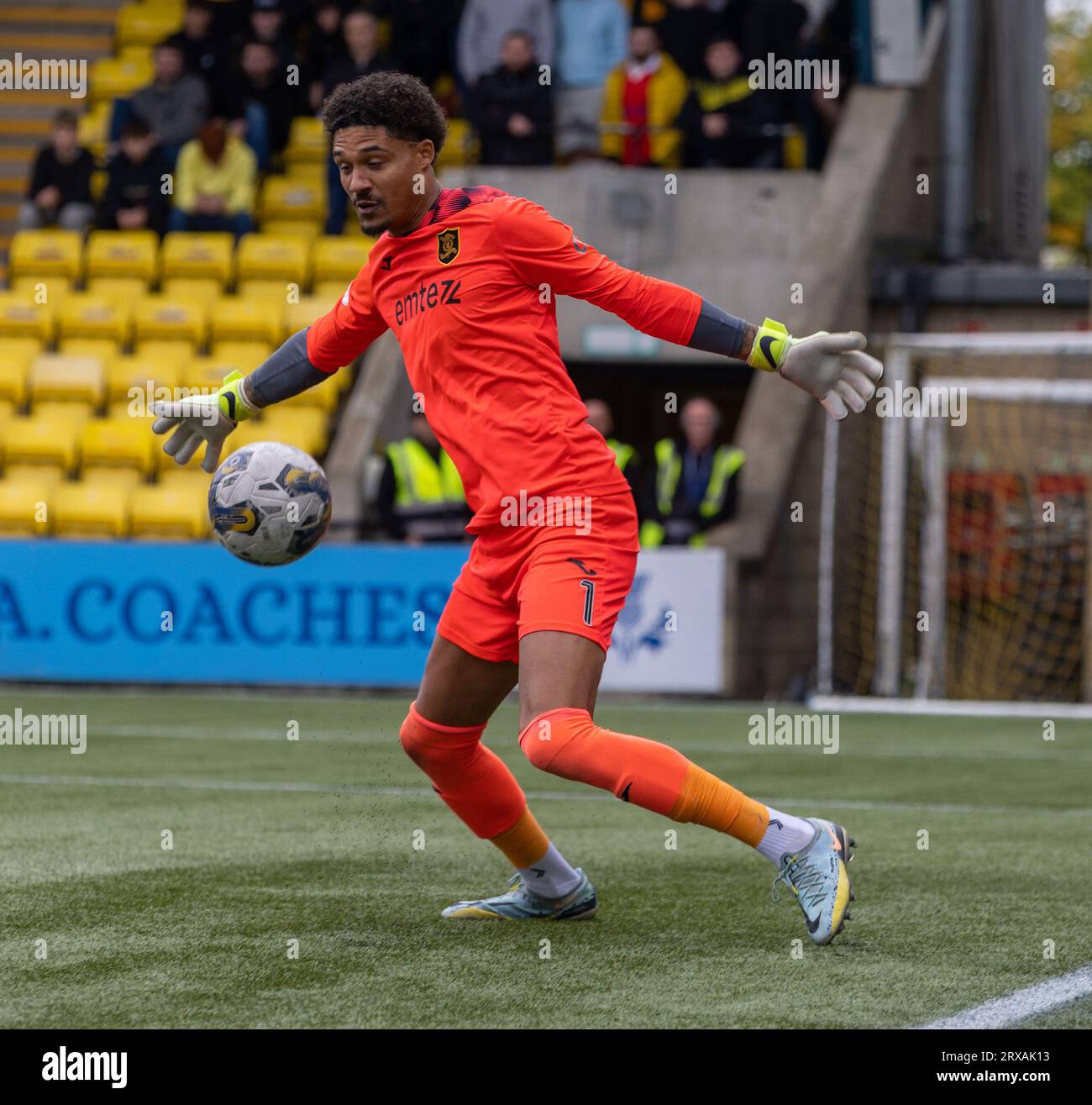 LivingstonÕs Shamal George during the cinch Premiership match at the ...