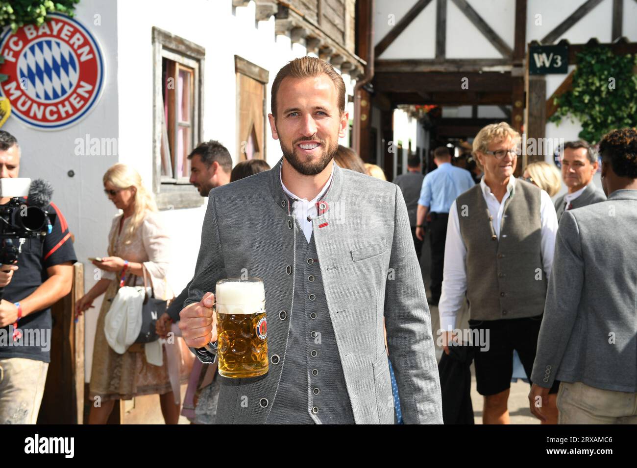 Munich, Germany. 24th Sep, 2023. Harry Kane from FC Bayern Munich ...