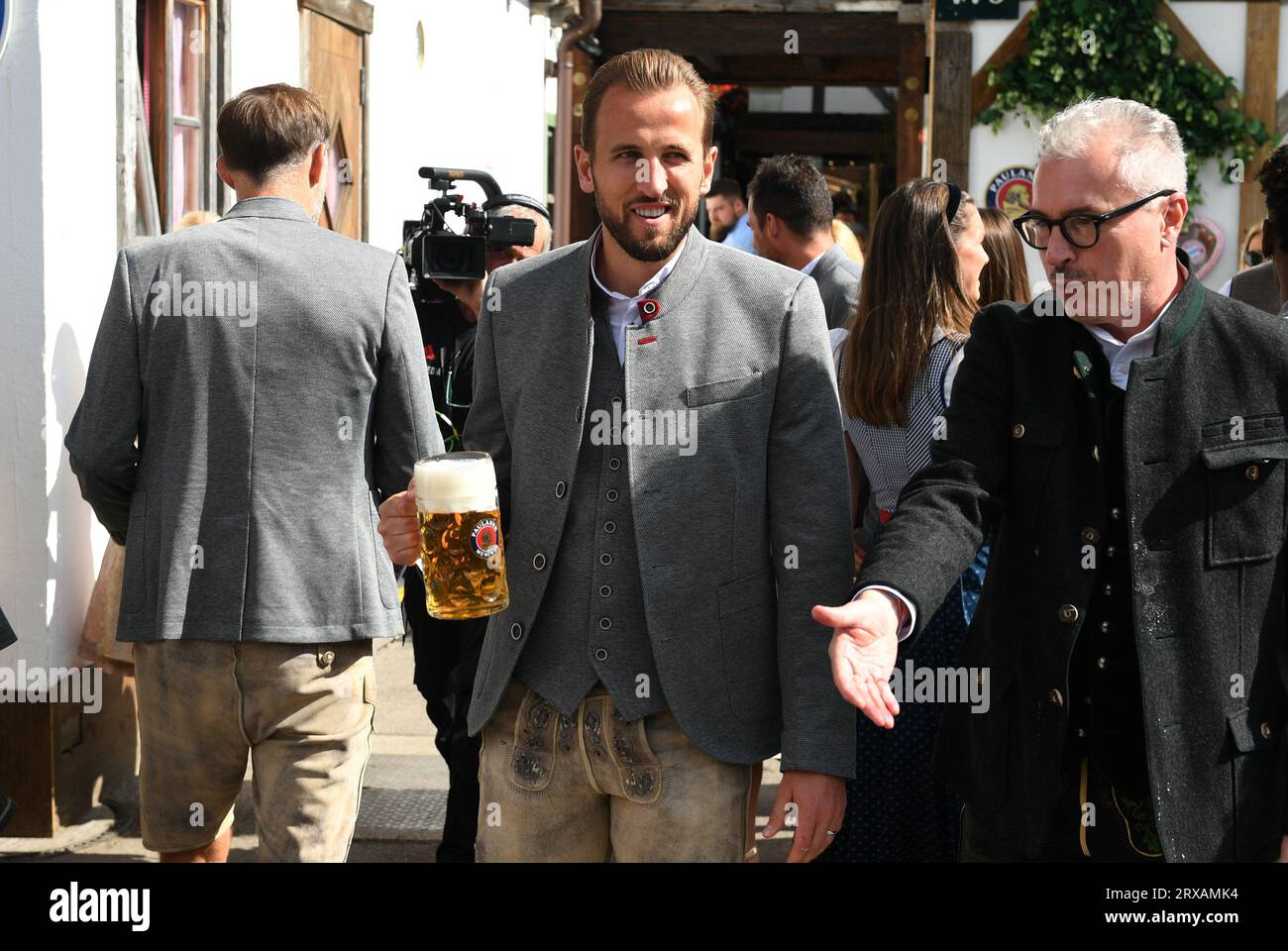 Munich, Germany. 24th Sep, 2023. Harry Kane from FC Bayern Munich ...