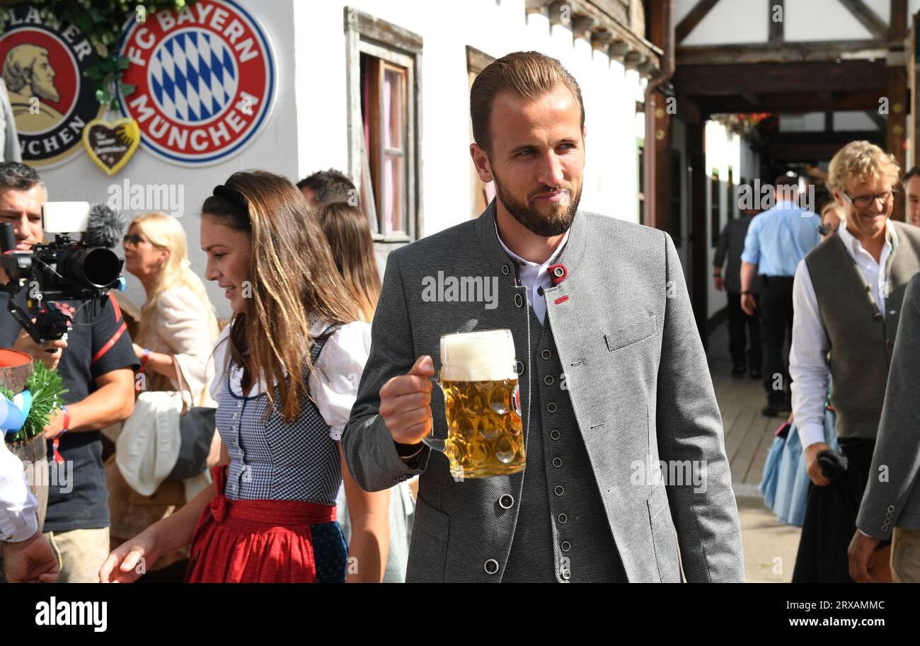 Munich, Germany. 24th Sep, 2023. Harry Kane from FC Bayern Munich ...