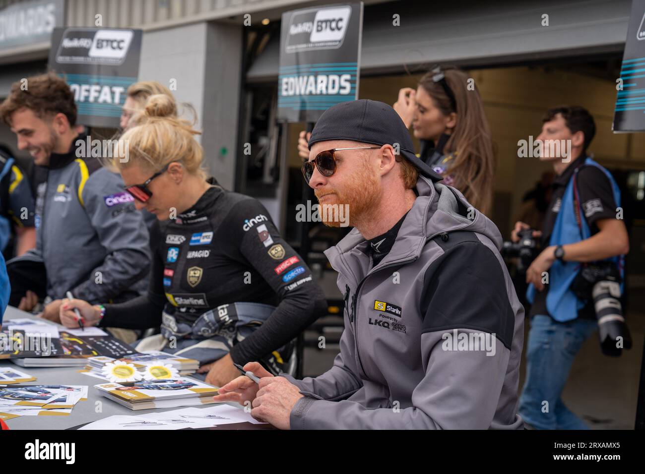 Pit lane Walkabout And Autograph Session during the British Touring Car ...