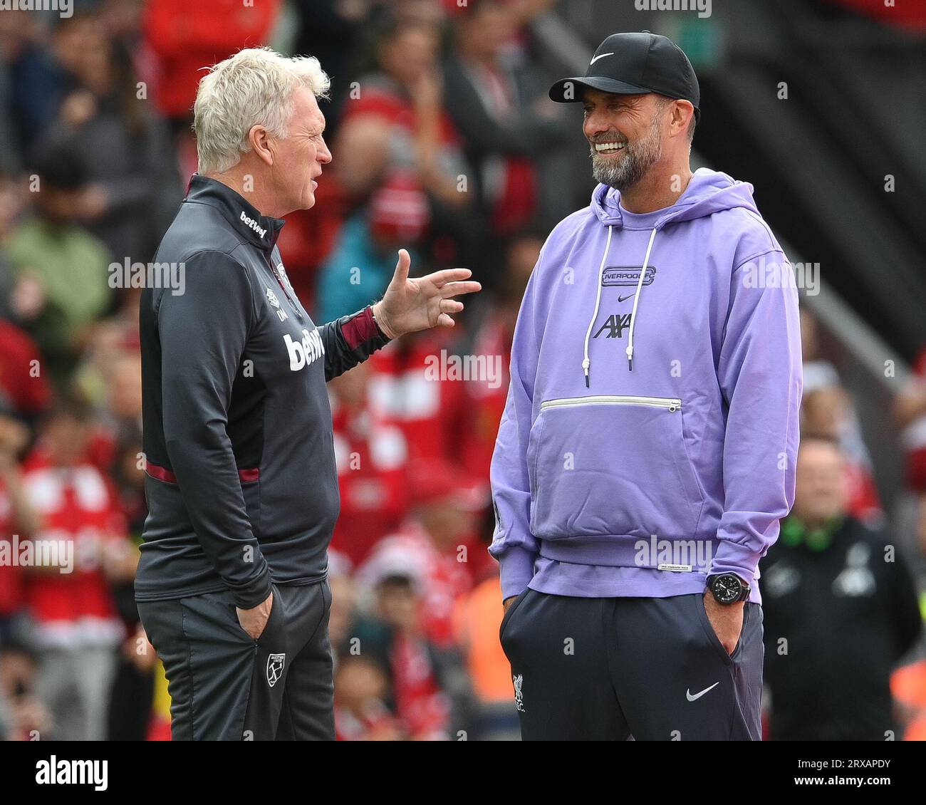 Liverpool manager jurgen klopp ahead premier league match anfield hi ...