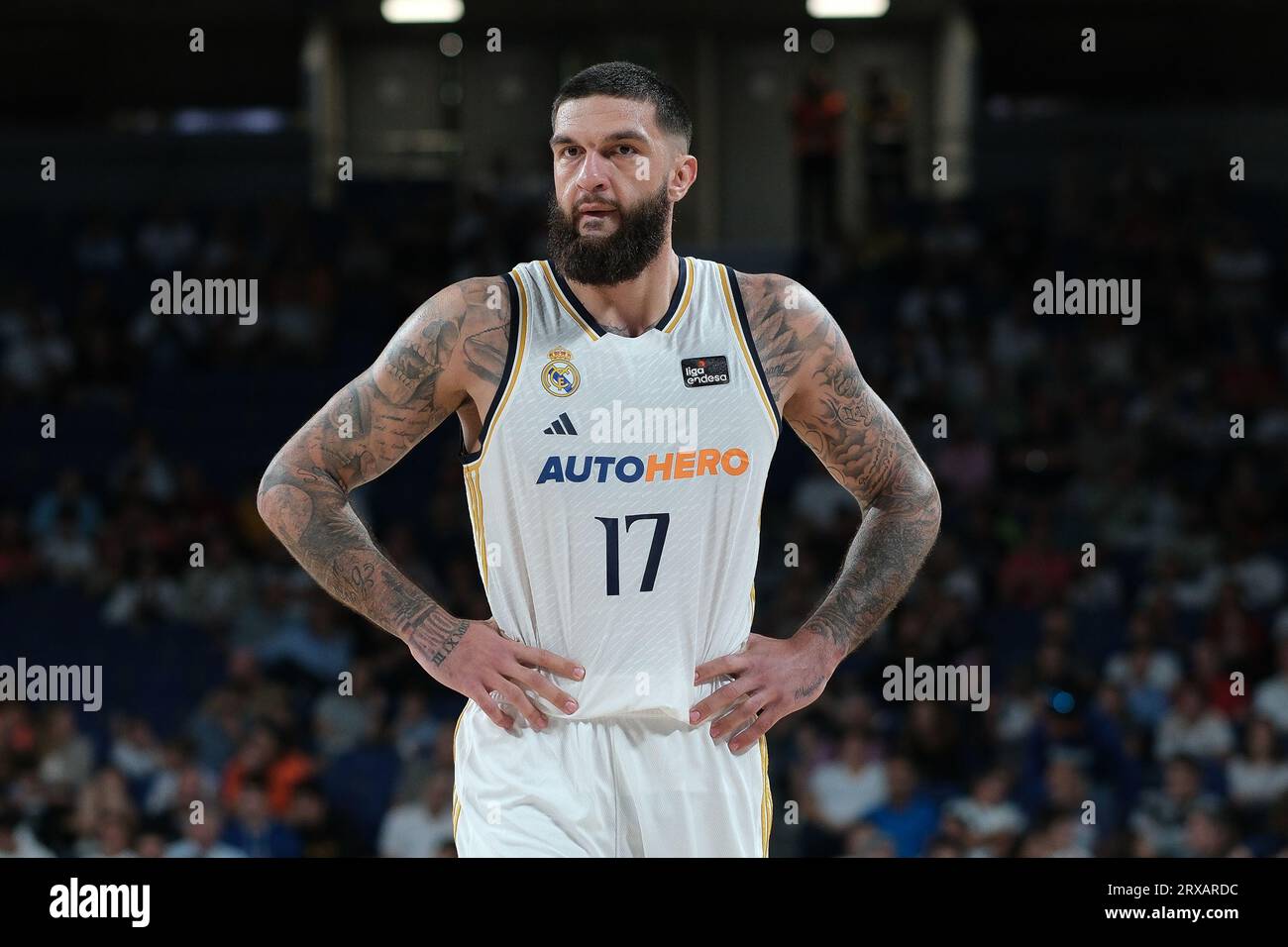 Vincent Poirier of Real Madrid during ACB League match between Real ...