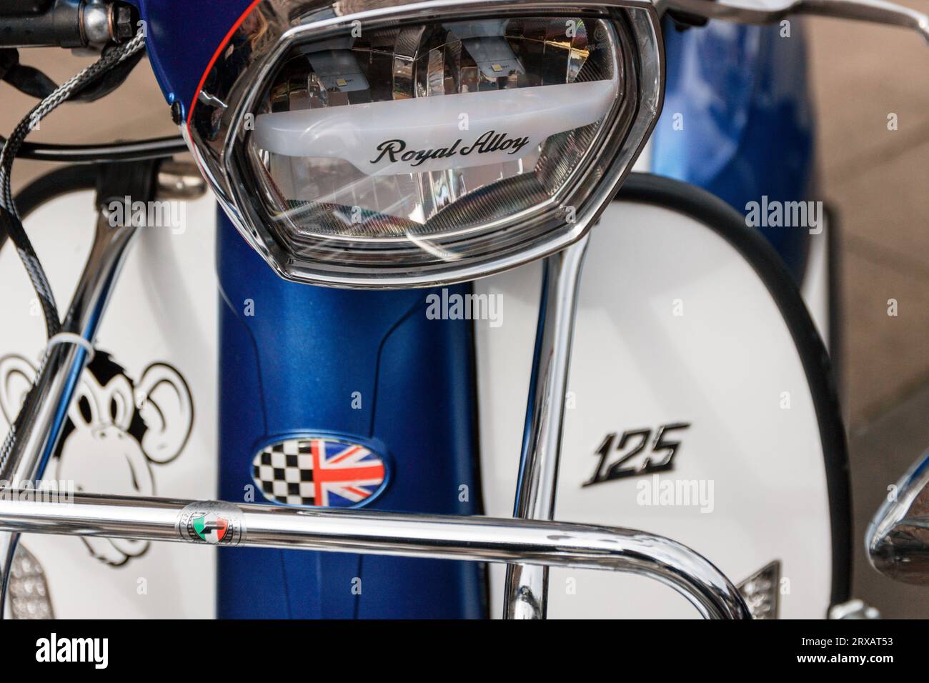 Royal Alloy 125. Ribble Valley Scooter Rally 2023 Stock Photo - Alamy