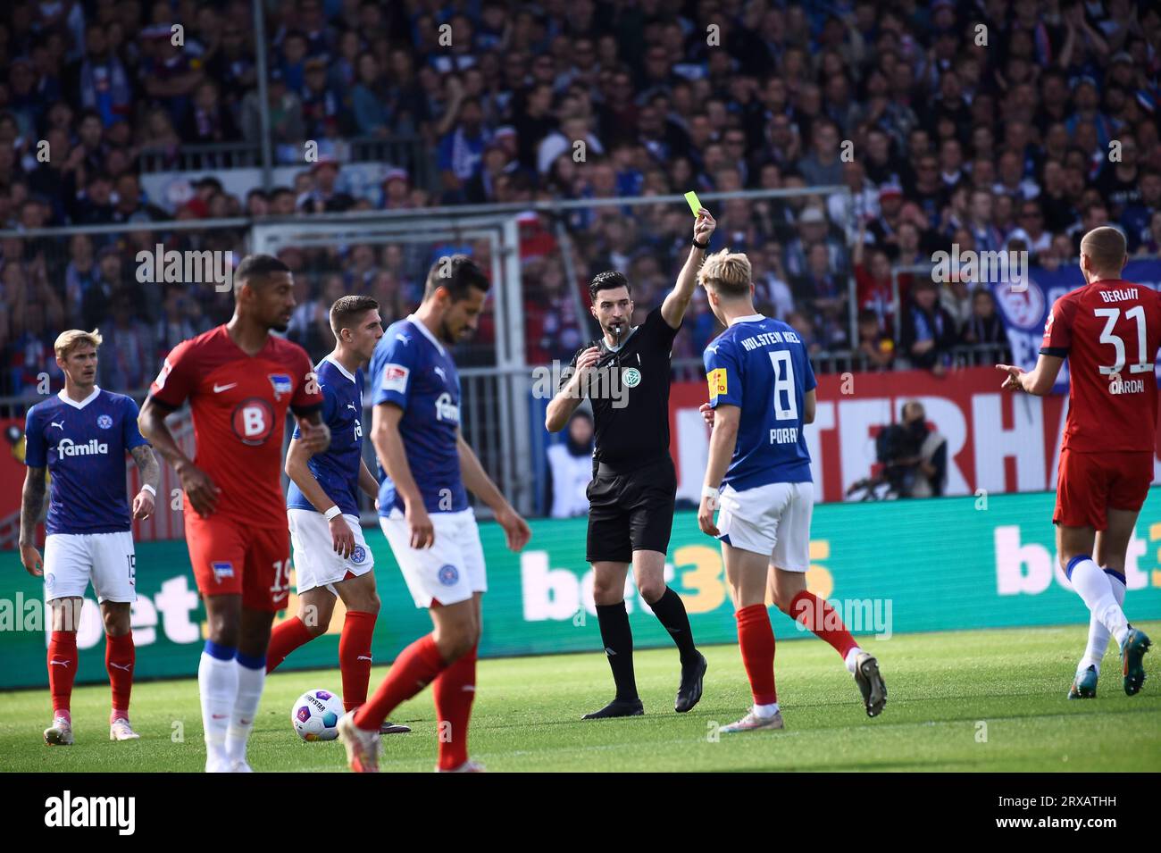 Kiel, Germany. 24th Sep, 2023. Soccer: 2. Bundesliga, Holstein Kiel ...