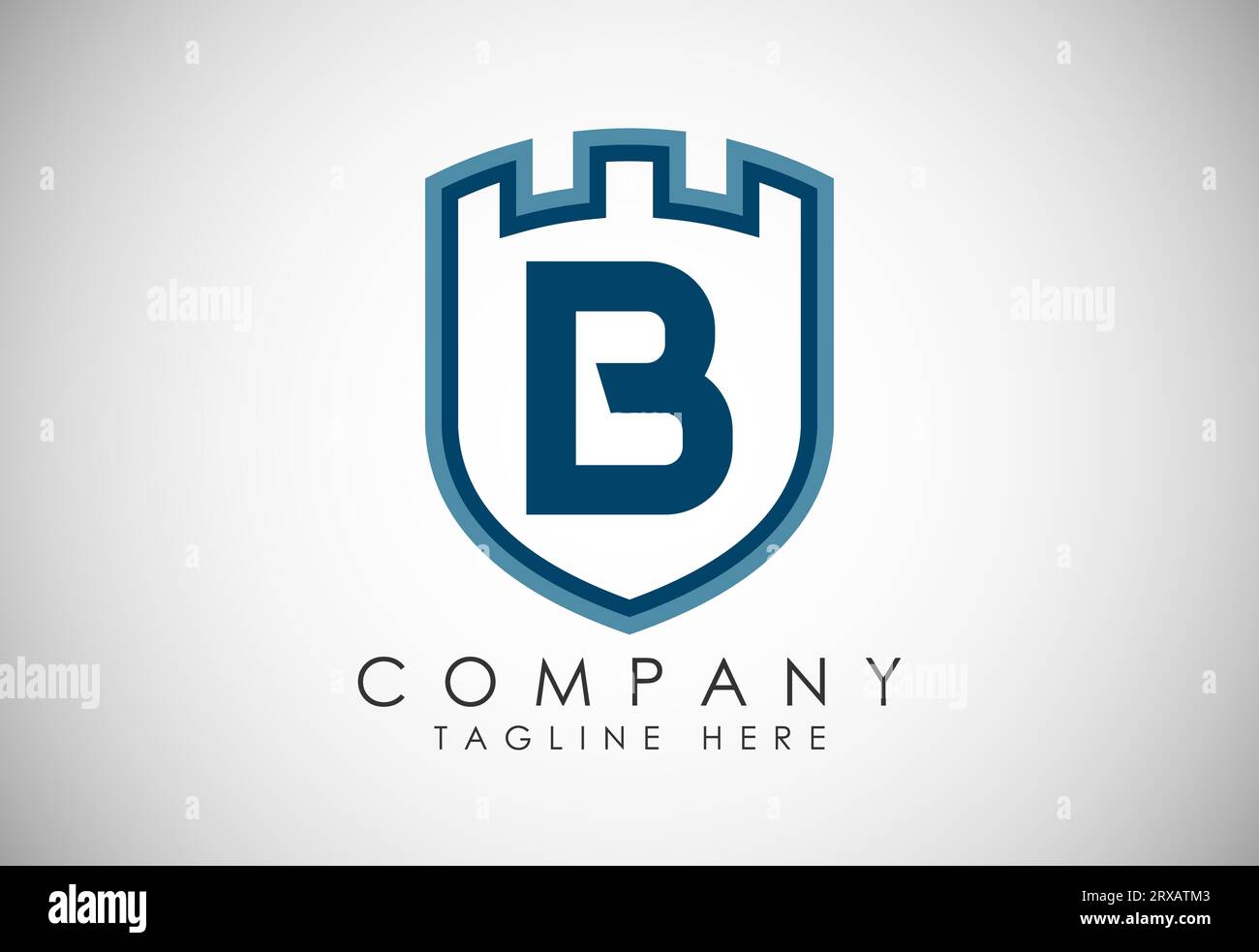 English Alphabet With Castle Logo Design Vector. Graphic Alphabet ...