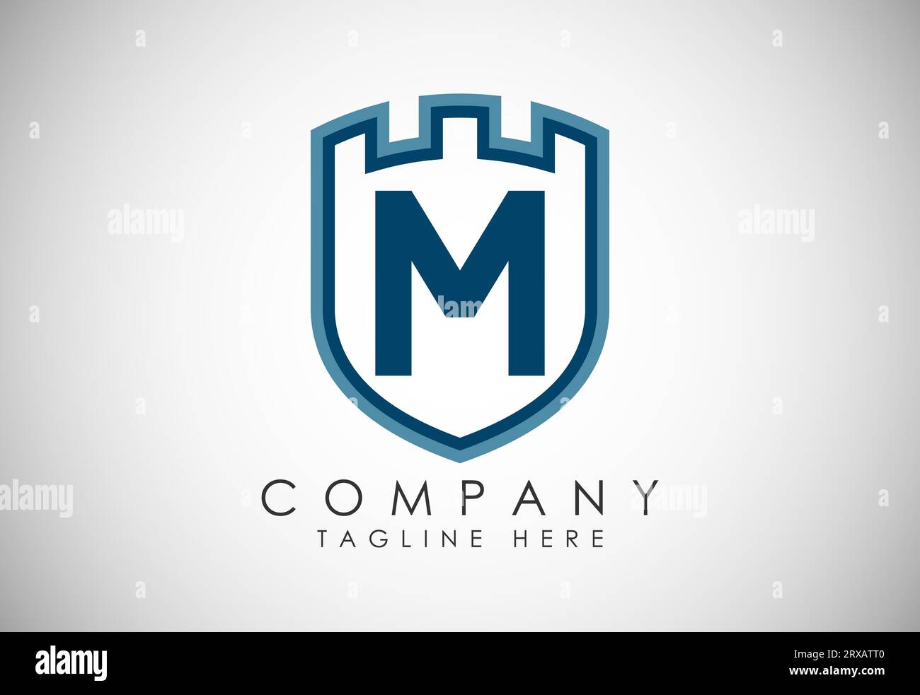 English Alphabet With Castle Logo Design Vector. Graphic Alphabet ...