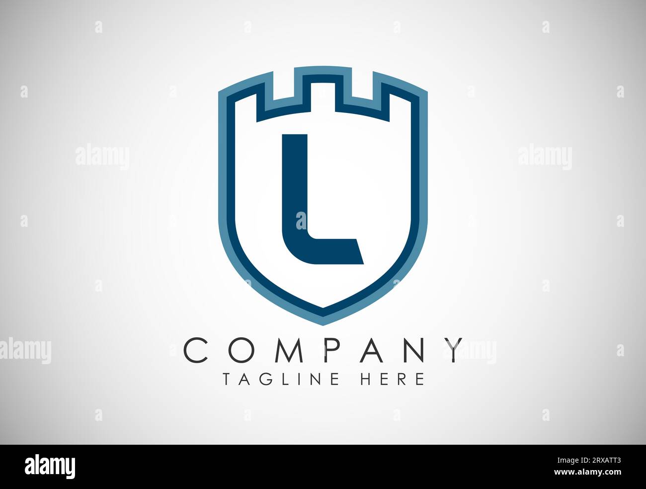 English Alphabet With Castle Logo Design Vector. Graphic Alphabet ...