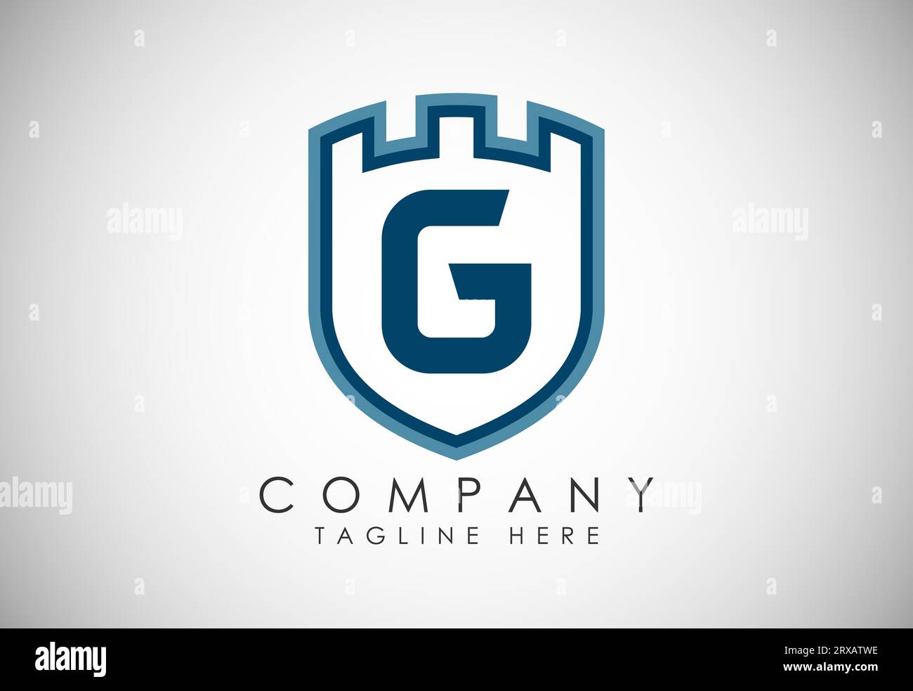 English Alphabet With Castle Logo Design Vector. Graphic Alphabet ...