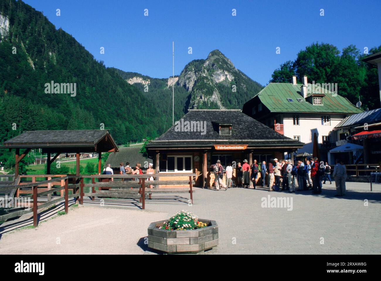 Ticket office, Alps, alps, St. Bartholomae, Konigssee, national park ...