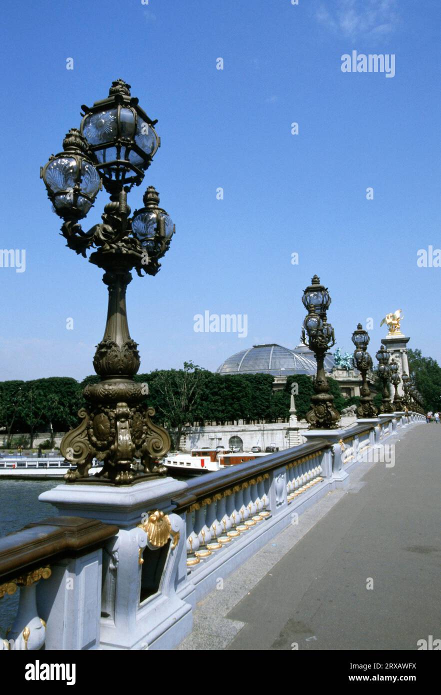Pont Alexandre III Bridge over the Seine, Paris, France, Alexander ...