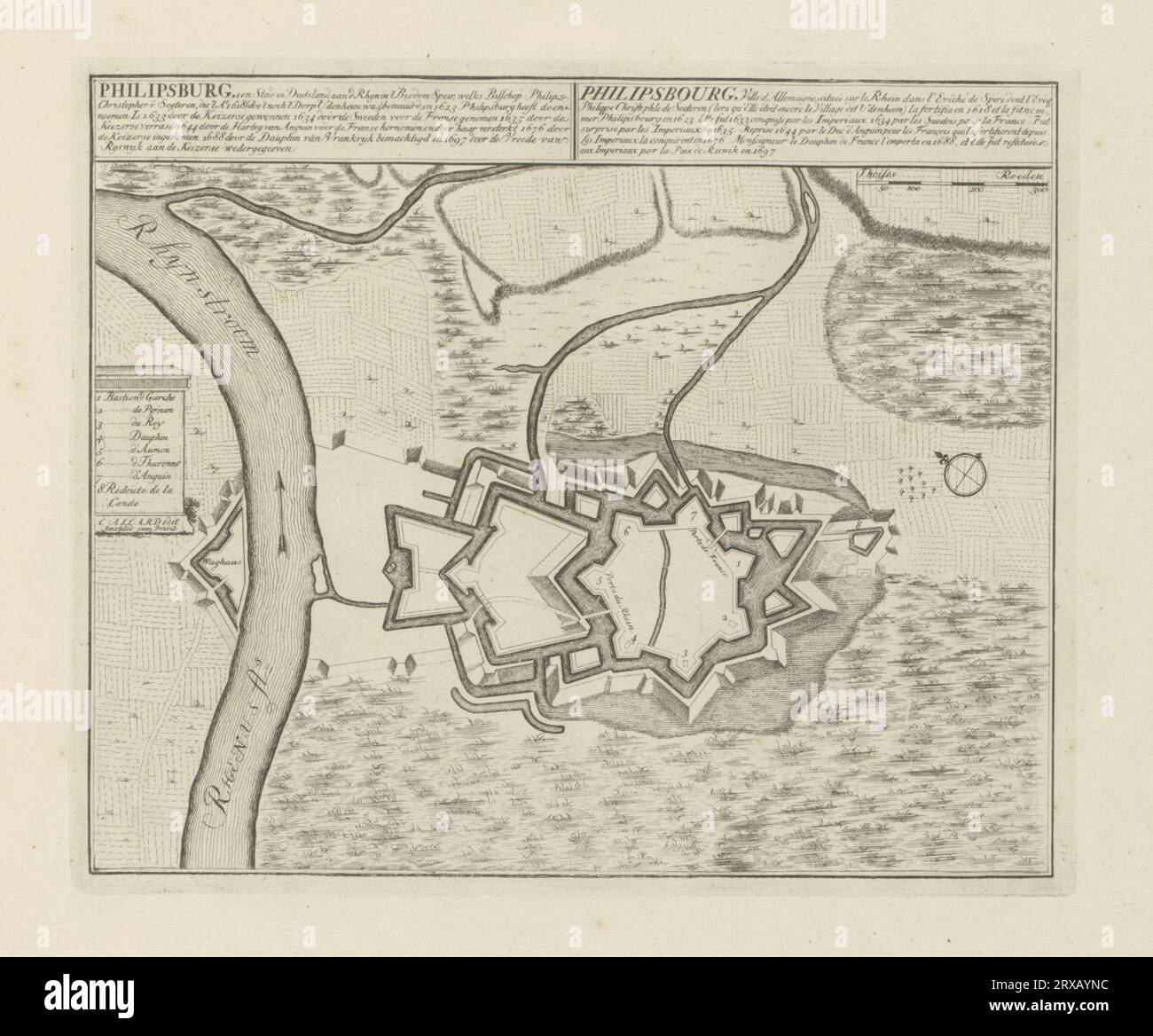 Map of Philippsburg Philipsburg, a city in Germany on the Rhine in the ...