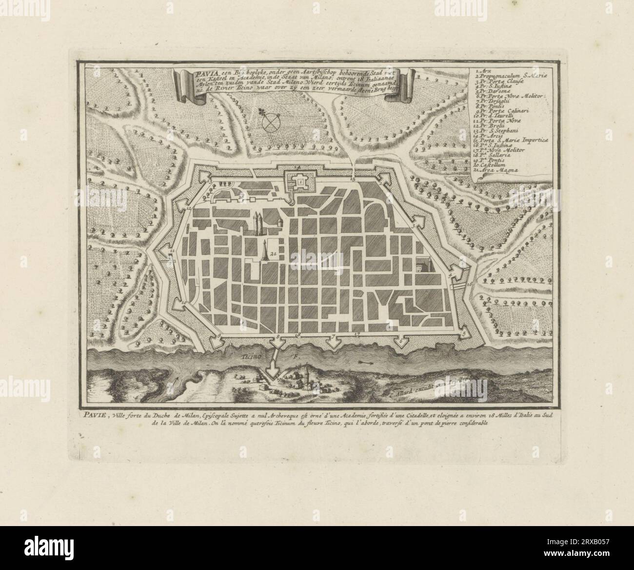 Map of pavia hi-res stock photography and images - Alamy