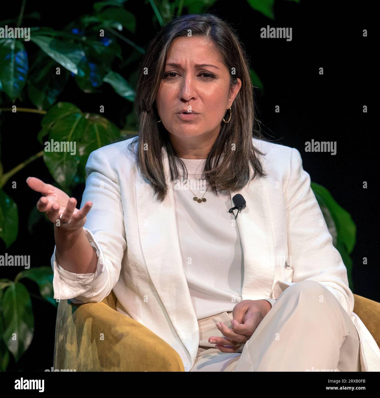 Austin, Texas, USA. 23rd Sep, 2023. AMNA NAWAZ, Co-Anchor of PBS ...