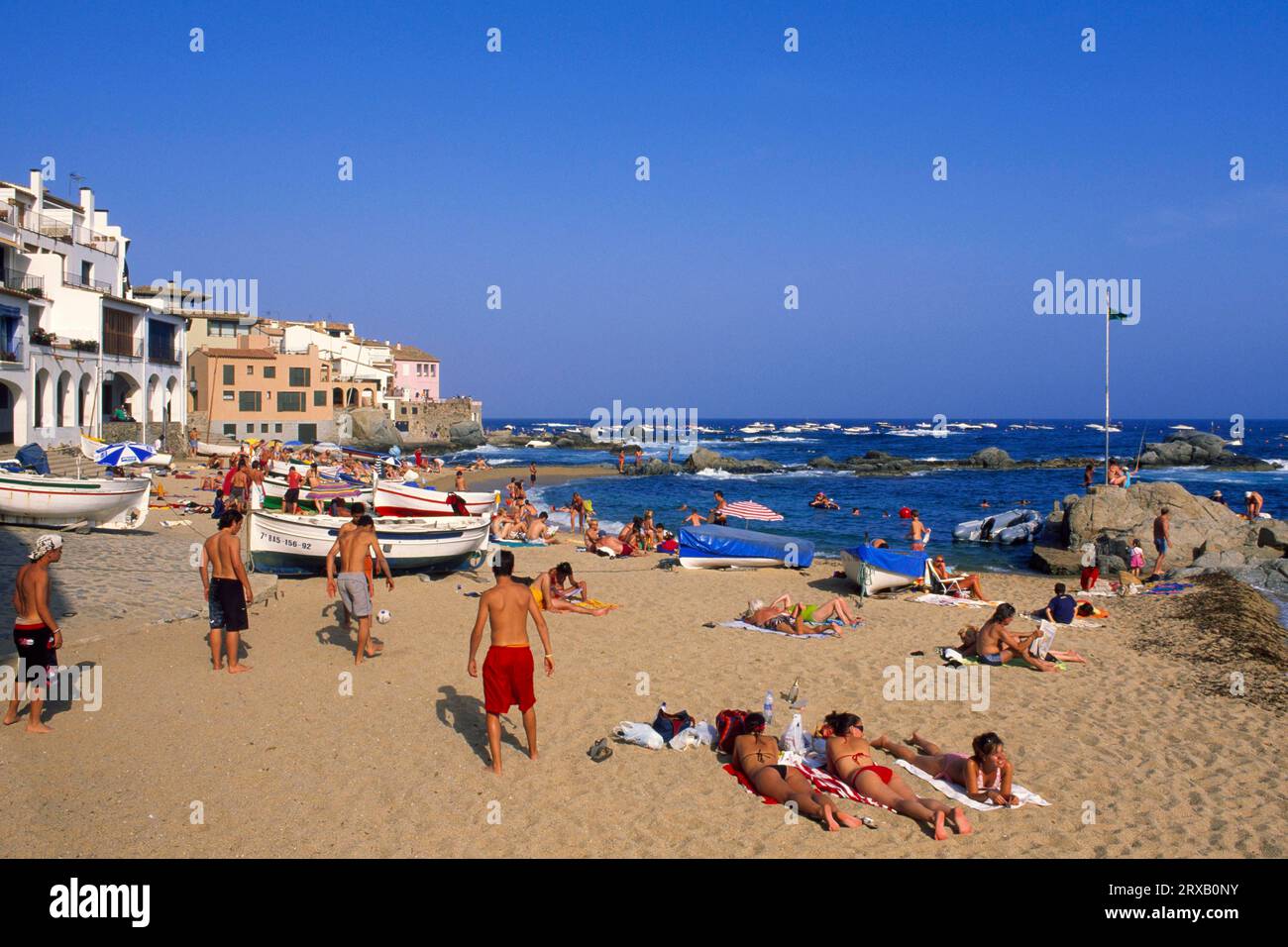 Calella de Palafrugell, Costa Brava, Catalonia, Spain Stock Photo - Alamy