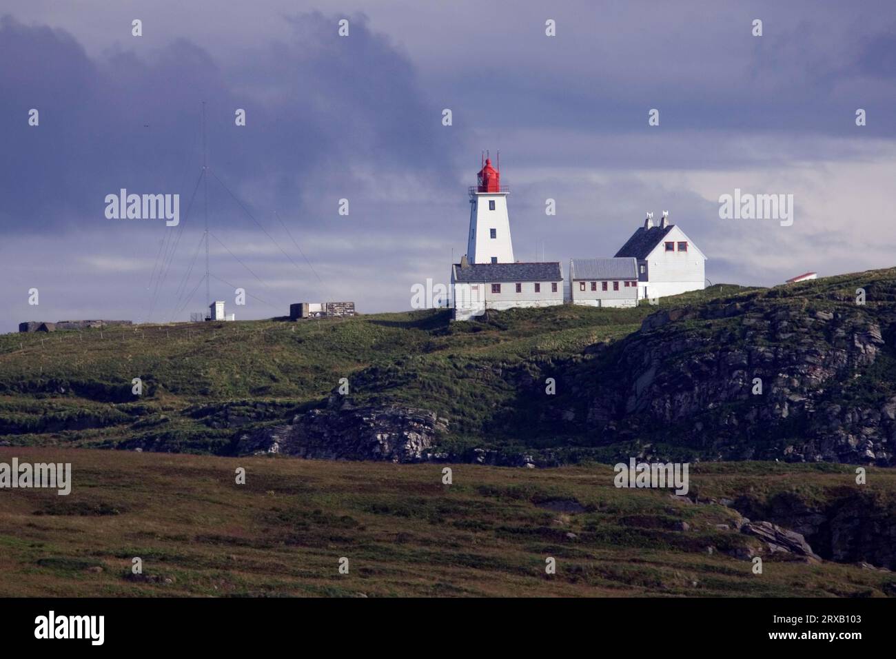 Lighthouse, Reinoya, Vardo, Varanger Peninsula, Varangerfjord, Norway ...