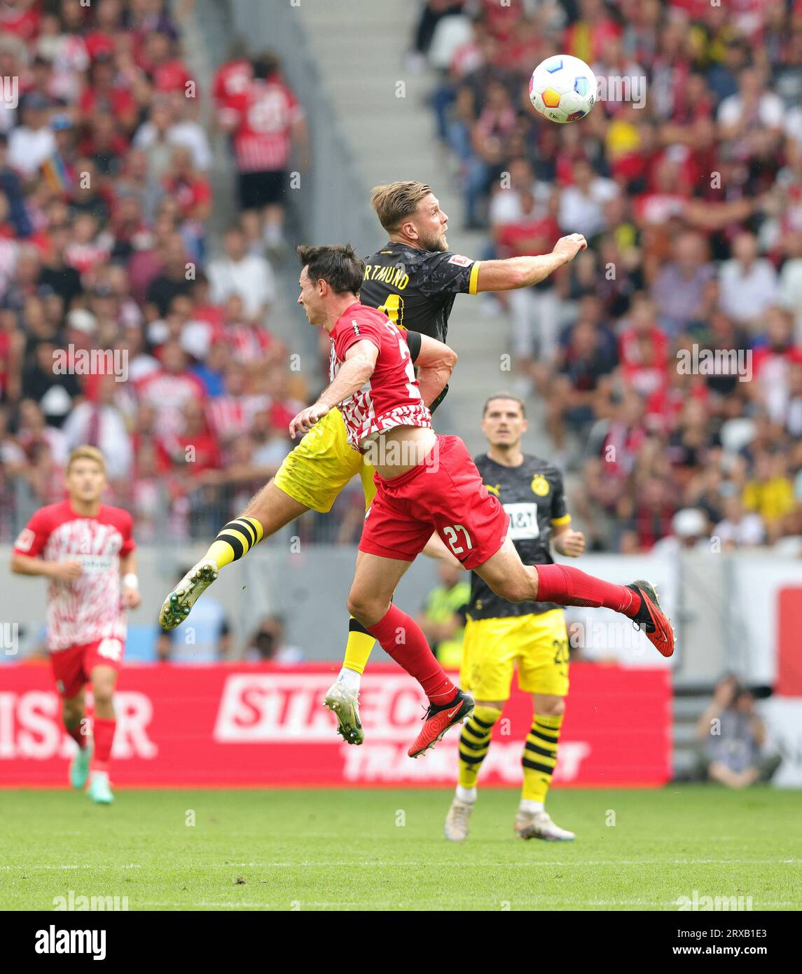 Freiburg, Deutschland. 16th Sep, 2023. firo: 09/16/2023, football, soccer, 1st league, 1st ...