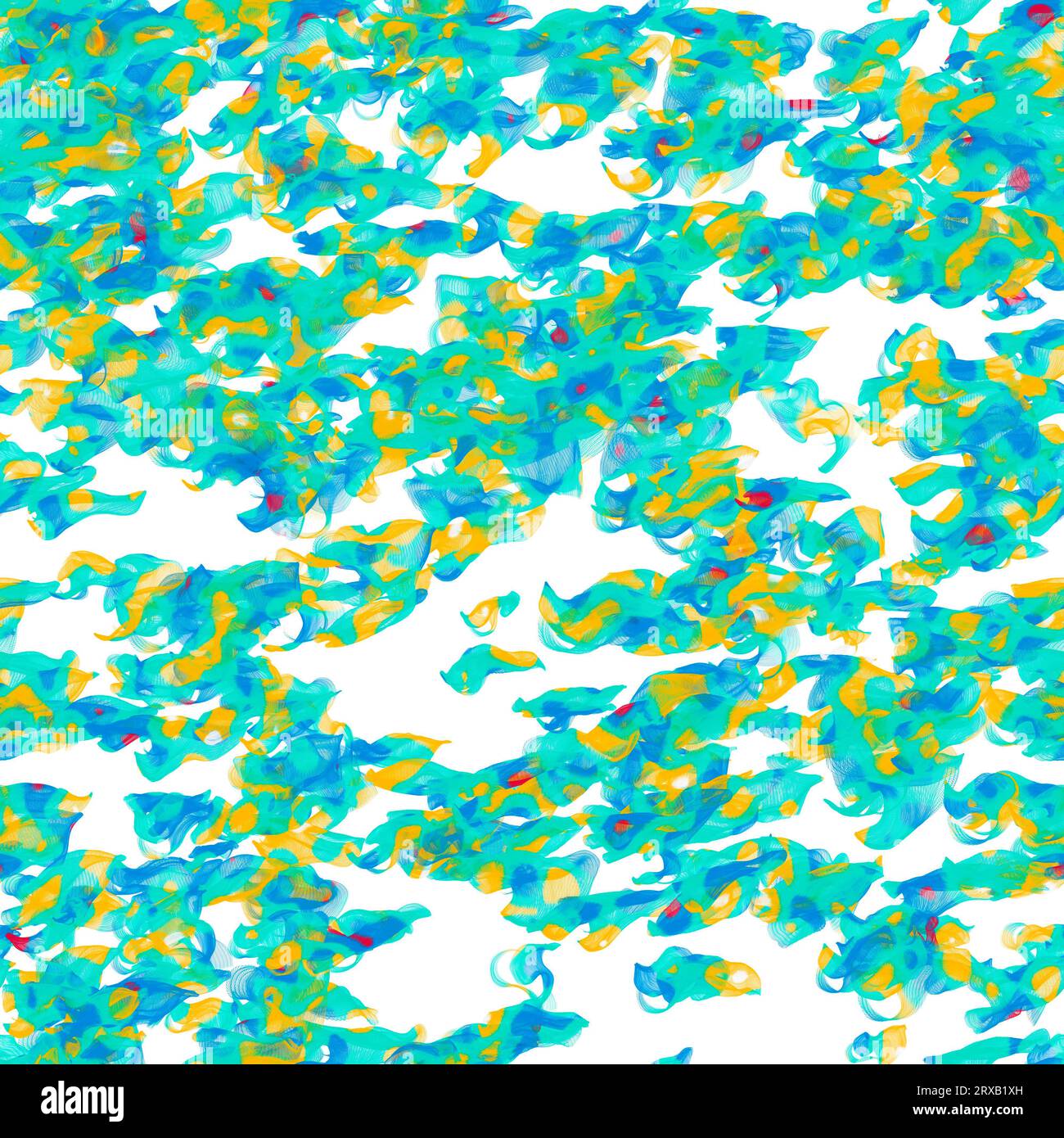 Multicolored random flying brush strokes. Veil or fish net imitation ...