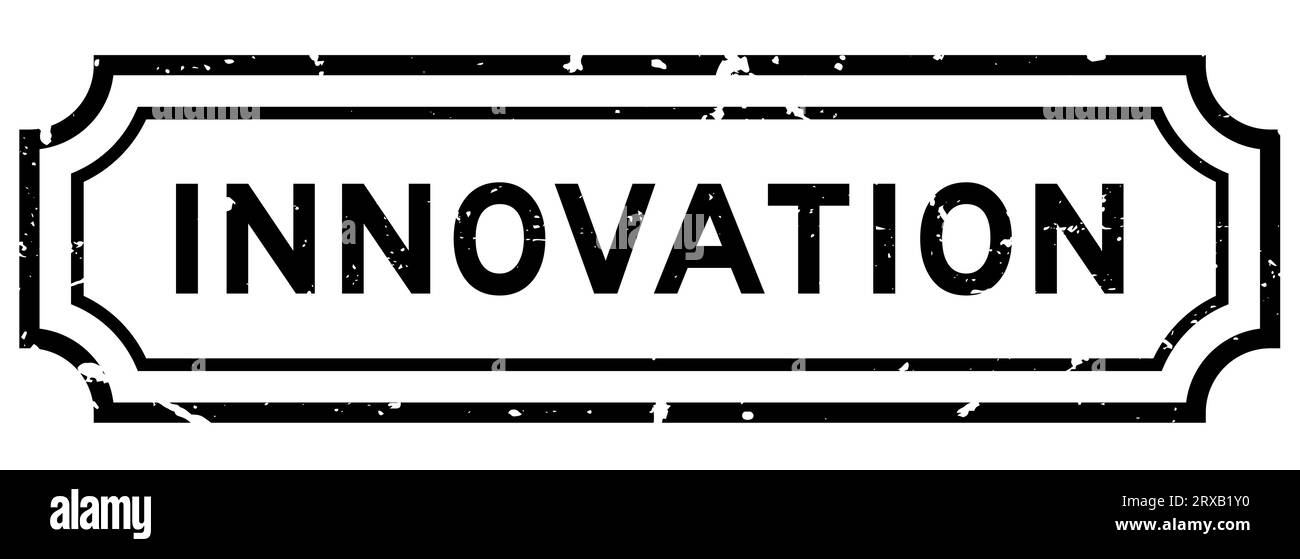 Grunge black innovation word square rubber stamp on white background Stock Vector Image & Art ...